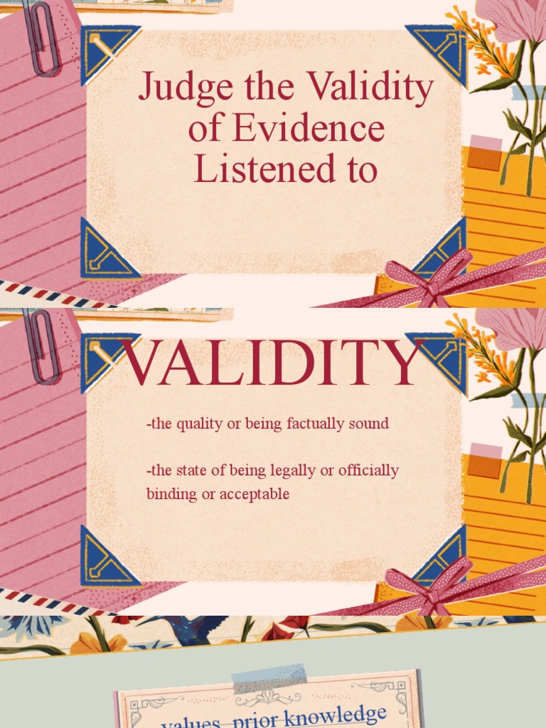 Judge The Validity of Sources | PDF
