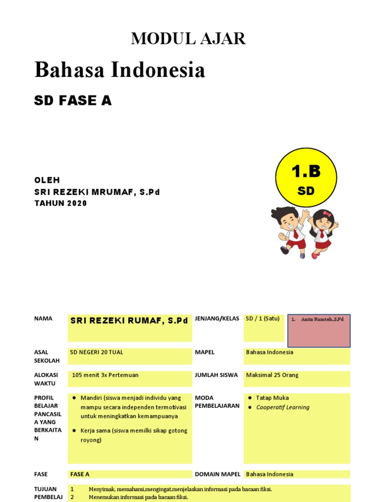 Modul Bindo | PDF | Karier & Perkembangan | Seni & Disiplin Bahasa