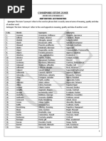 75 Contronyms (Words With Contradictory Meanings) | PDF