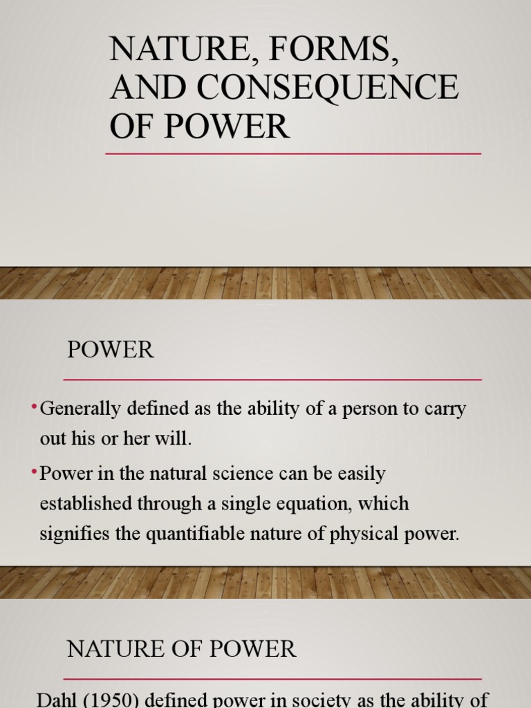 Power and Accountability | PDF | Power (Social And Political) | Social ...