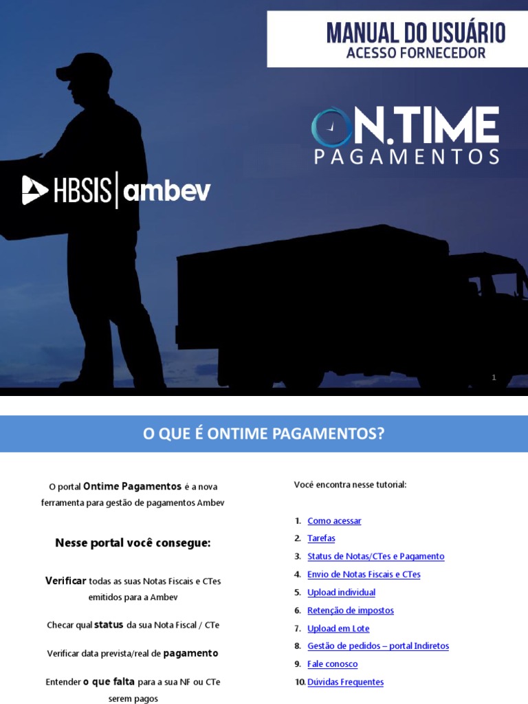 Guia completo para gestão de pagamentos no portal Ontime Pagamentos | PDF | Janela (informática ...