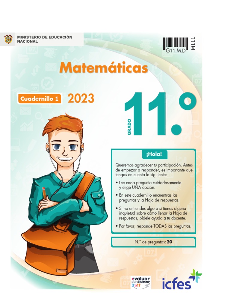 Cuadernillo Matematicas 11 1 | PDF