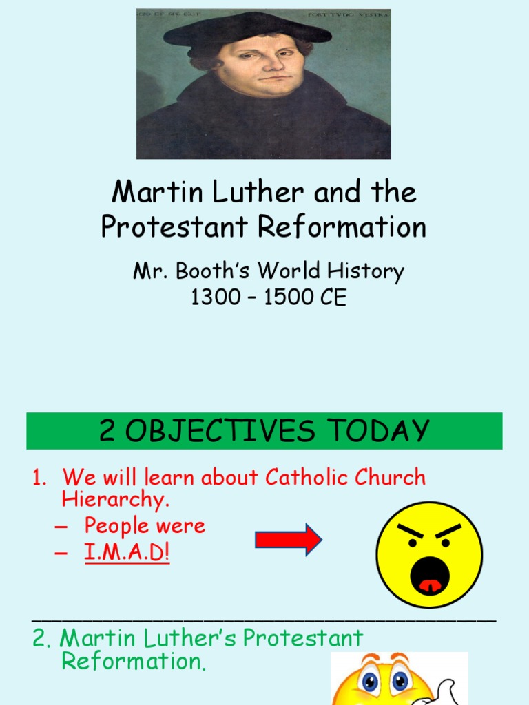 Martin Luther and the Reformation | PDF | Christian Denomination ...