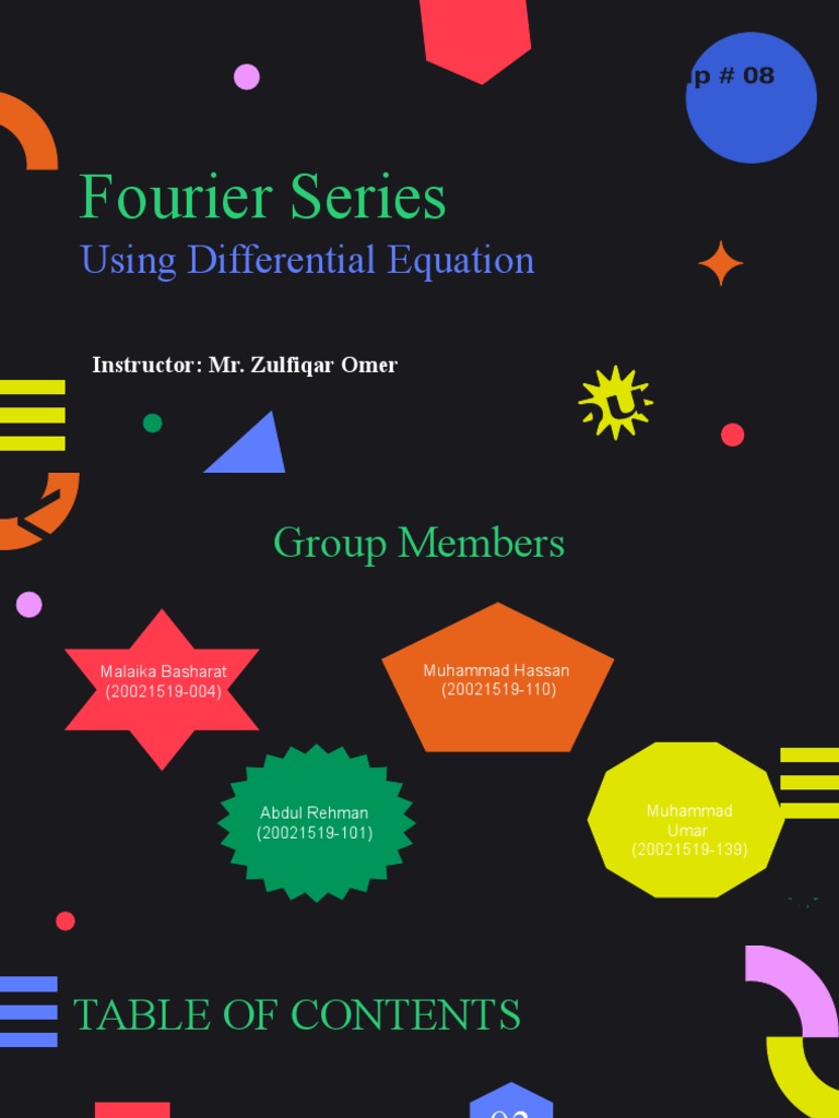 Fourier Series | PDF | Fourier Transform | Fourier Series