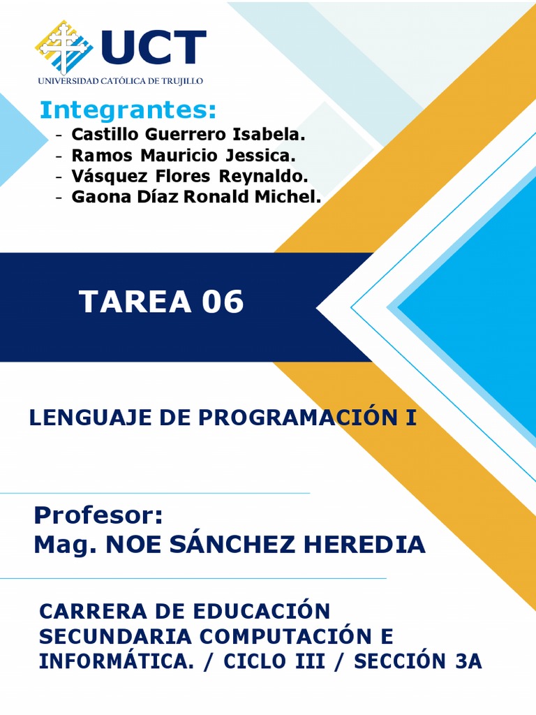 Tarea - Sesion 6 (Grupal) | PDF | Programación de computadoras | C