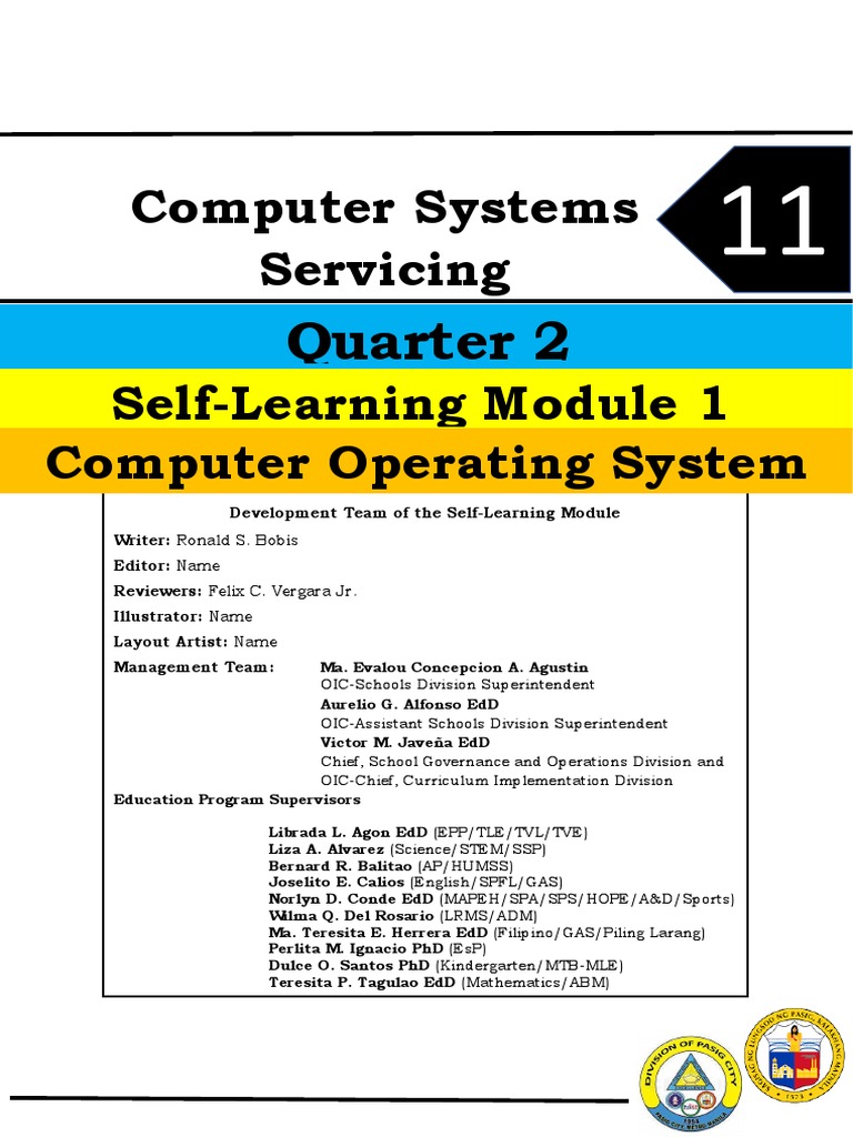TVL CSS11 Q2 M1 | PDF | Microsoft Windows | Mac Os