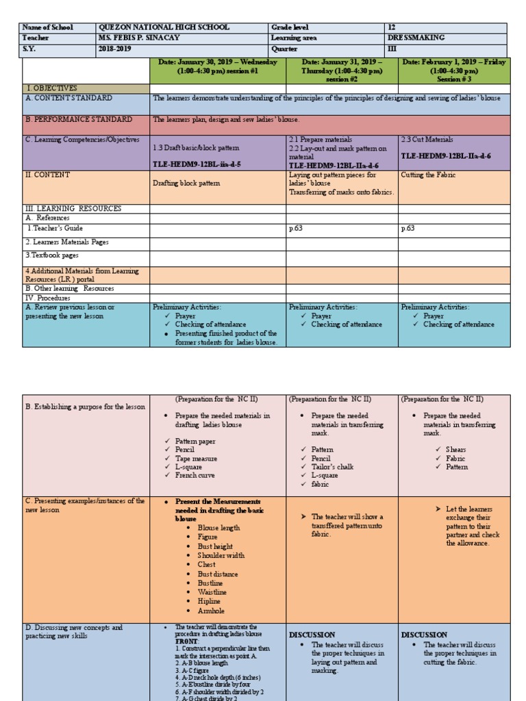 1st 4th DLL | PDF | Length | Behavior Modification