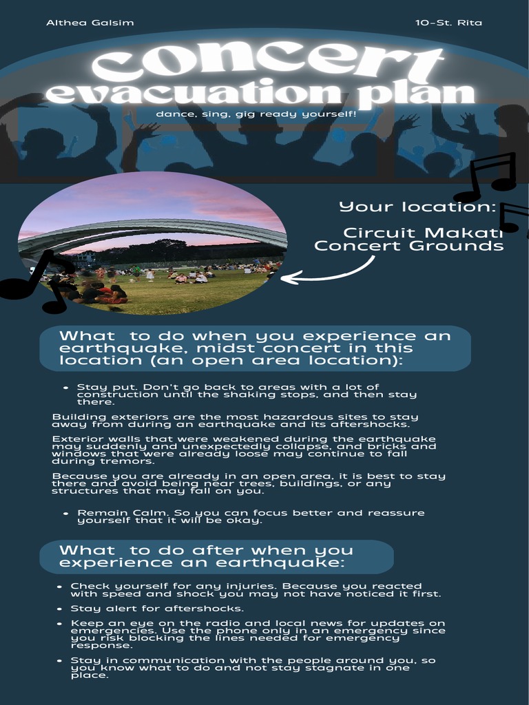Concert Evacuation Plan | PDF