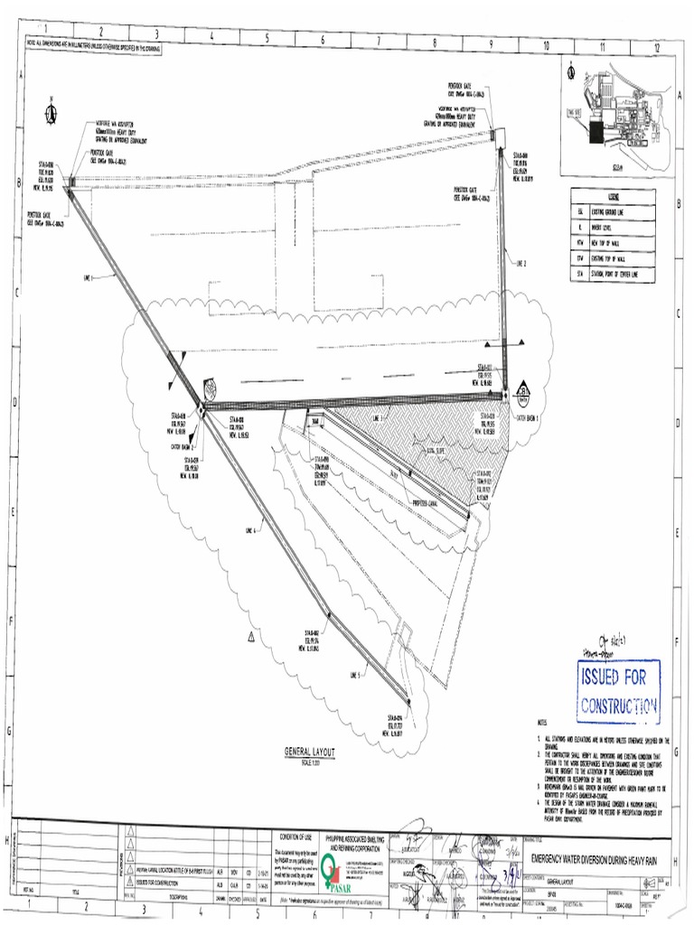 IFC Drawings - Emergency Water Diversion during Heavy Rain (1).pdf | PDF