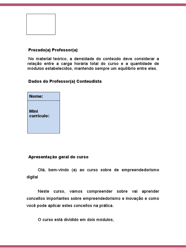 Modelo Conteúdo Bruto - Meta Smart | PDF | Empreendedorismo | Tempo