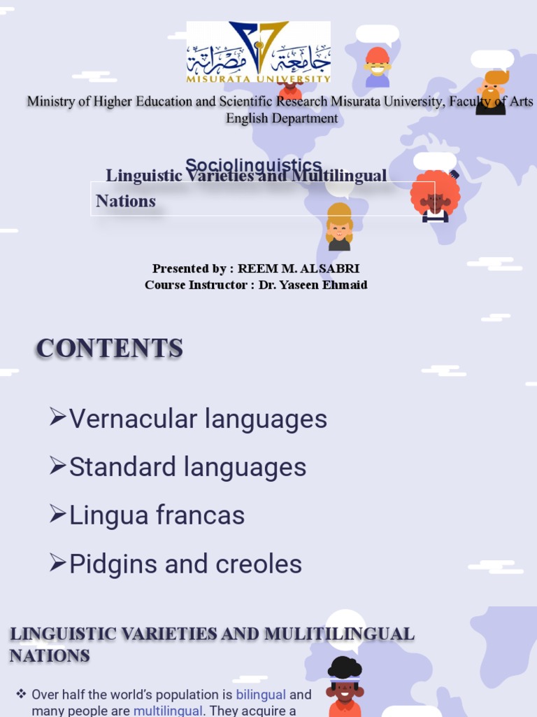 Linguistic Varieties and Multilingual Nations by Reem Sabri | PDF ...