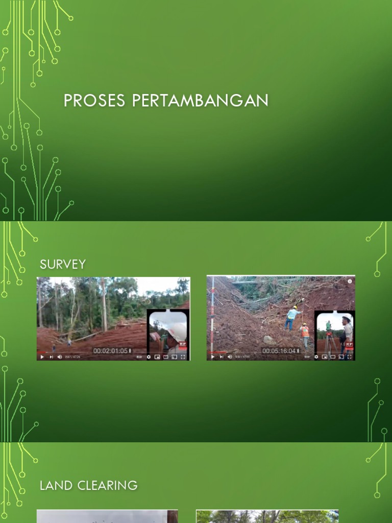 Mining Process & Land Reclamation | PDF | Technology & Engineering