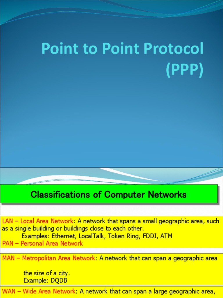 Point To Point Protocol | PDF