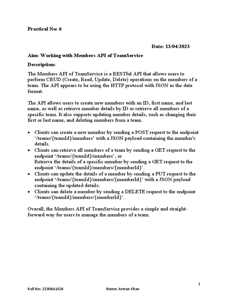 MA Practical Worksheet - 6 (1) - Arman | PDF | Hypertext Transfer Protocol | Representational ...