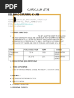 Format of Resume - LLB | PDF