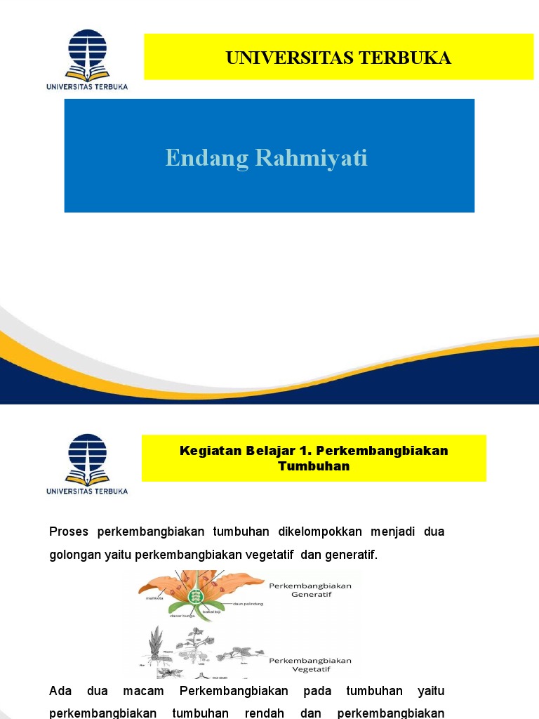 Universitas Terbuka: Endang Rahmiyati | PDF