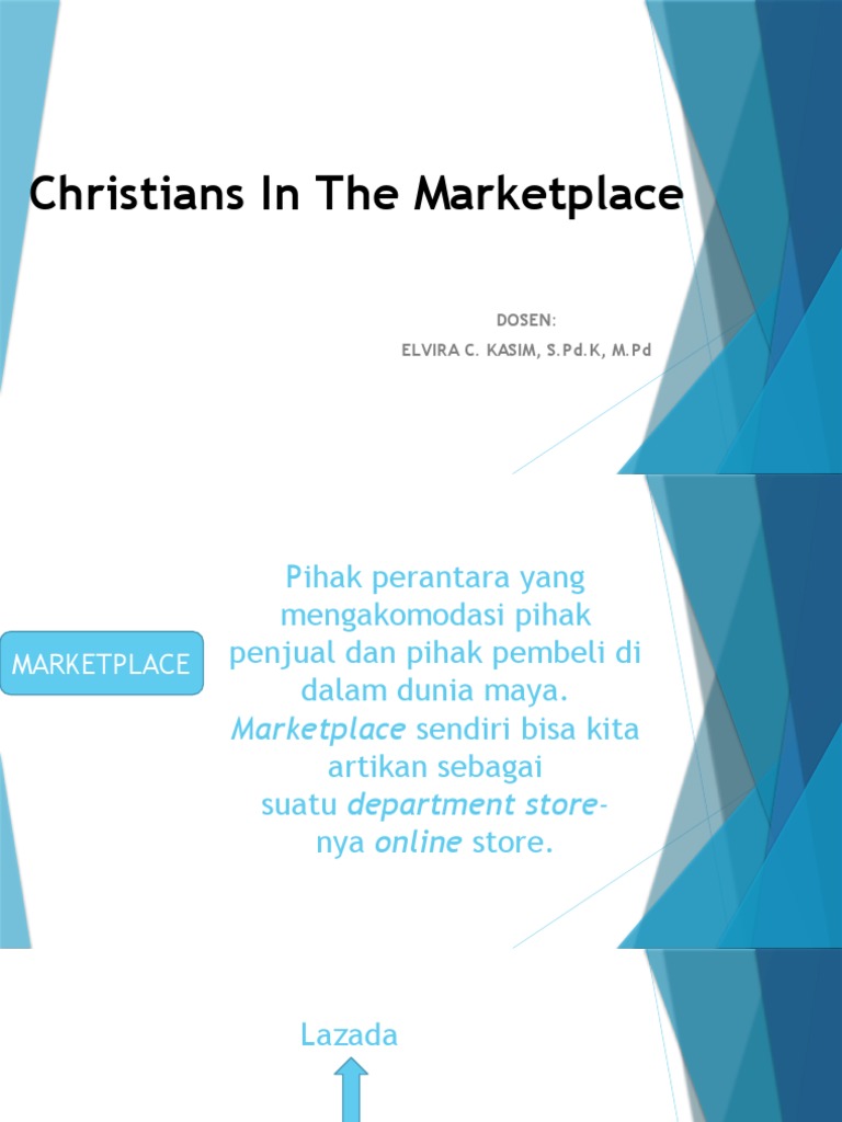 Christian in The Marketplace | PDF