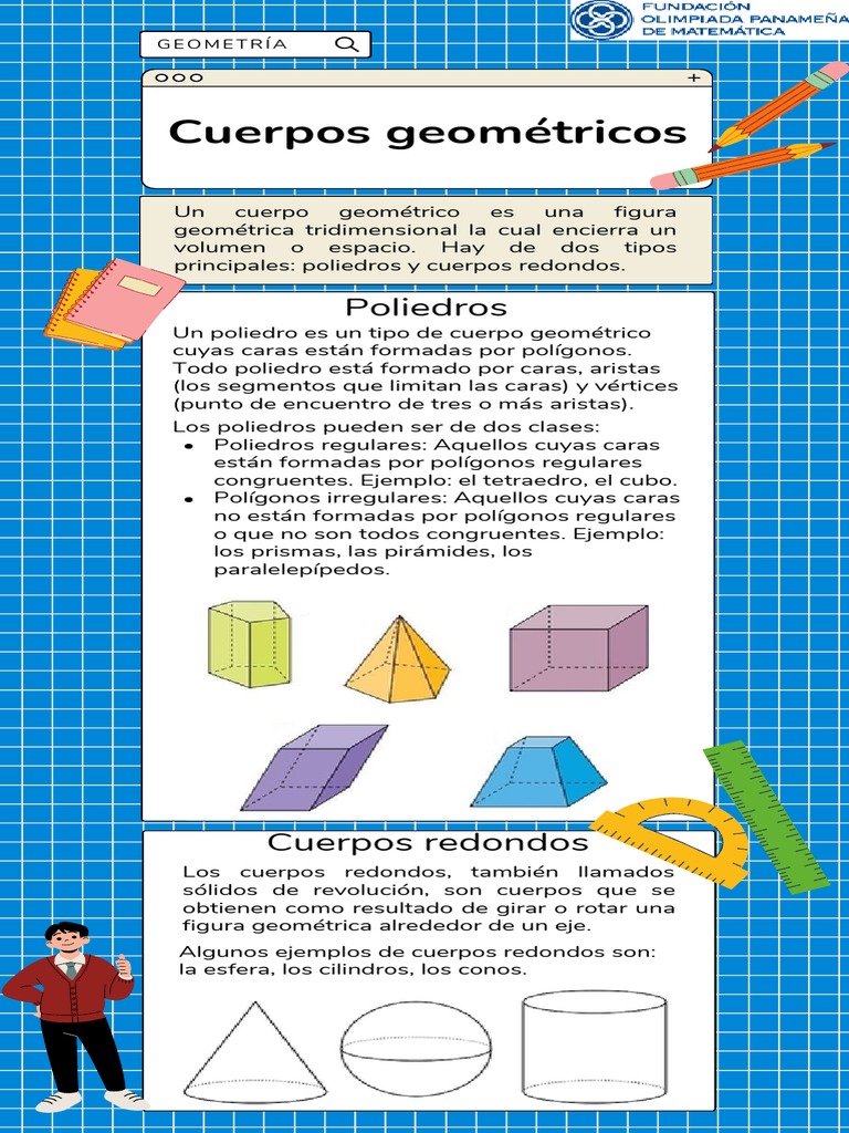 Cuerpos Geométricos: Tipos y Ejemplos | PDF | Esfera | Matemáticas