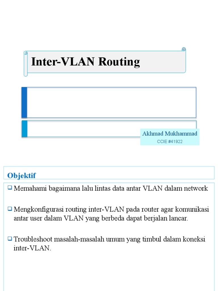 Inter-VLAN Routing | PDF