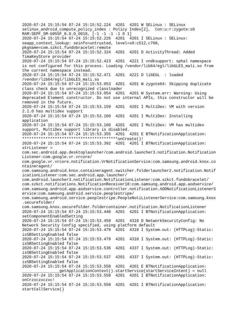 2020072415普通日志 | PDF | Java (Programming Language) | Library (Computing)