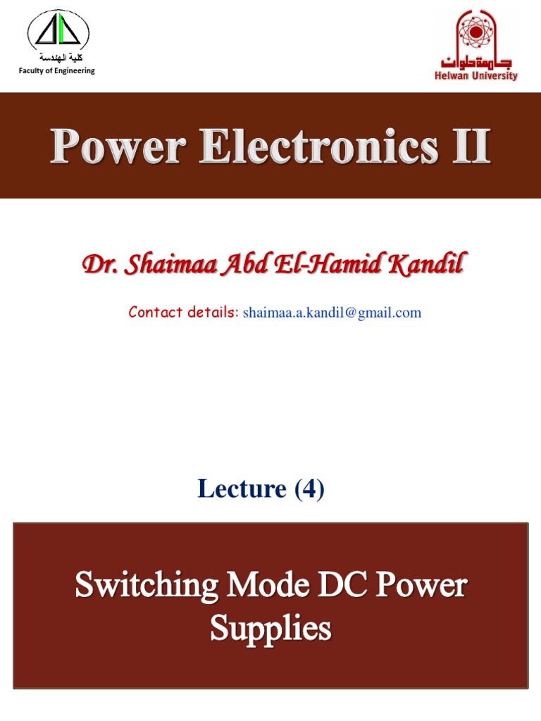 Lecture PDF | Download Free PDF | Power Electronics | Power Supply Lecture PDF | Download Free PDF | Power Electronics | Power Supply