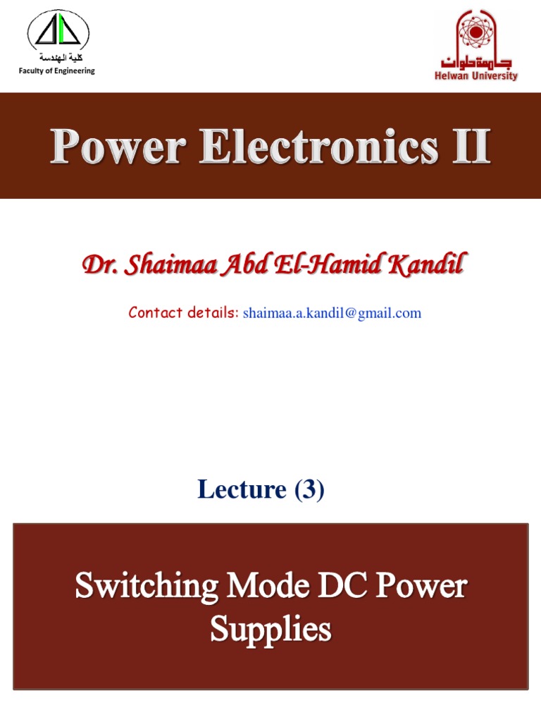 Lecture PDF | PDF | Power Supply | Rectifier