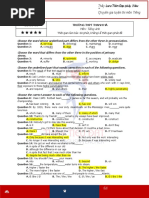 Entrance Exam Practice Test 1 KEY - Grade 9 | PDF | Language Arts ...