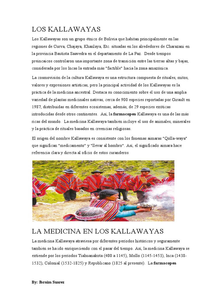 LOS KALLAWAYAS | PDF | Antropología Médica | Antropología
