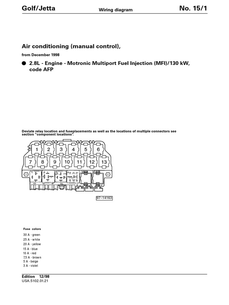 Air Conditioning (Manual Control) ,: Code AFP | PDF | Electrical ...