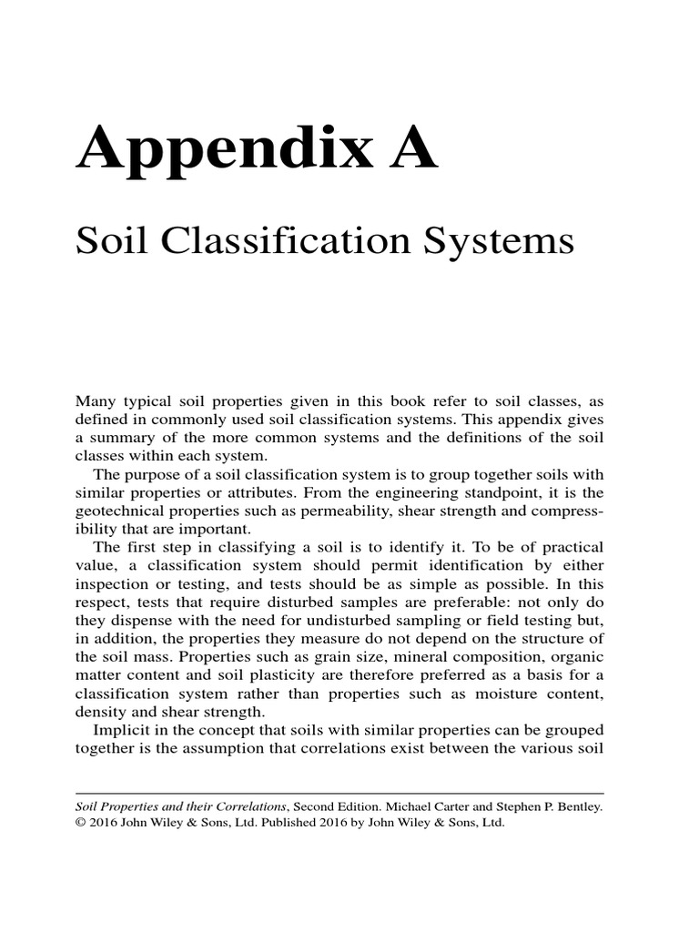 Soil Properties and Their Correlations - 2016 - Carter - Appendix A ...
