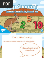 Skip Counting by 10s 50s and 100s | PDF | Cognition | Behaviorism