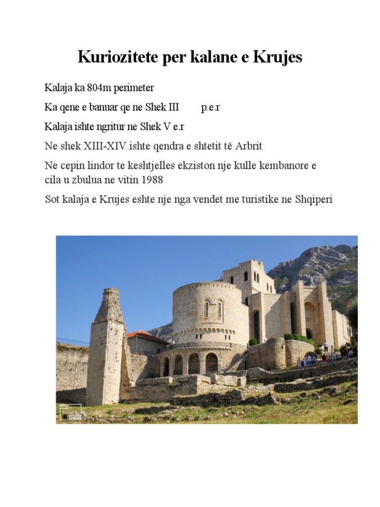 Kuriozitete Per Kalane e Krujes | PDF