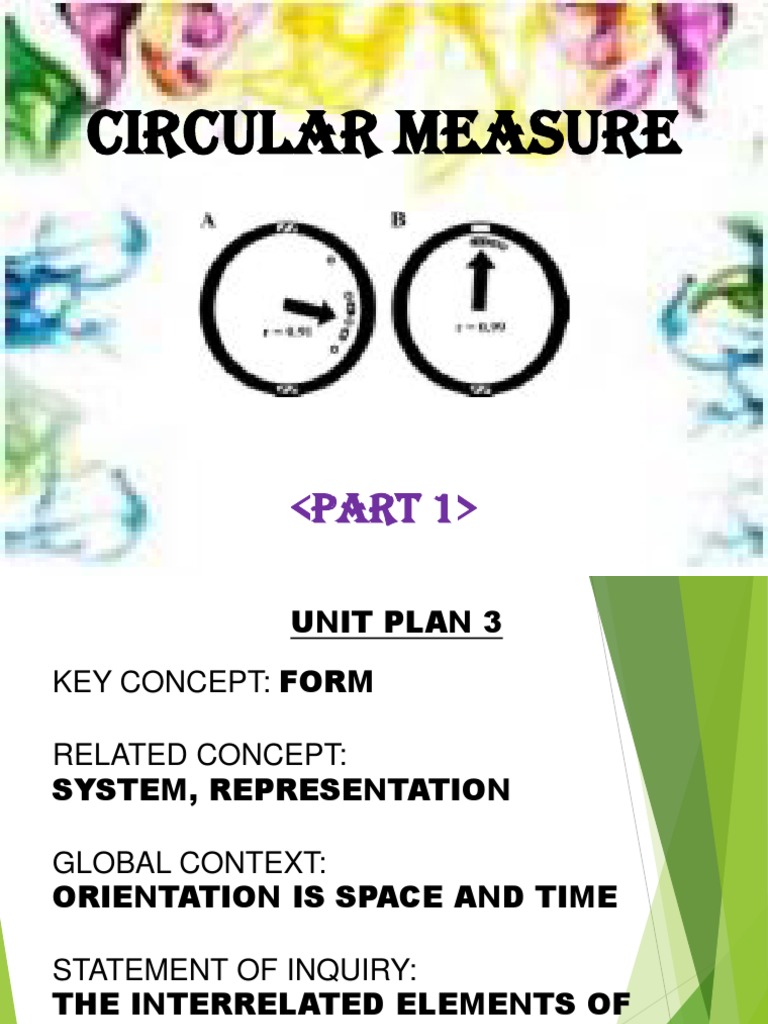 CIRCULAR MEASURE 2021 (Student) | PDF