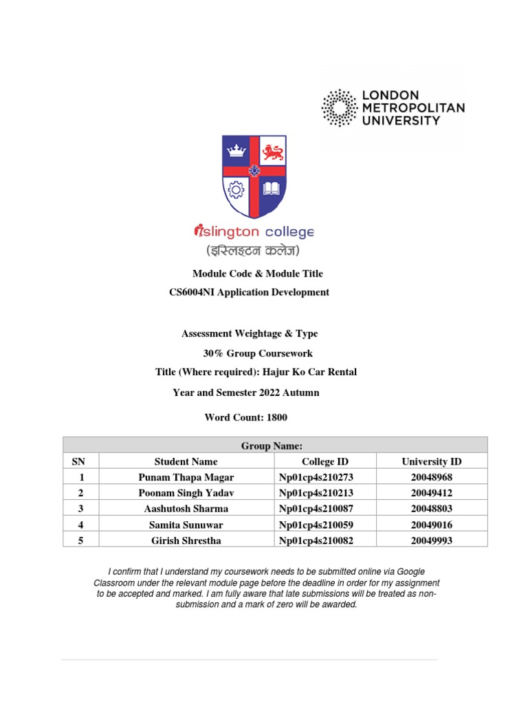 20048968PunamThapaMagar 91062 | PDF | Method (Computer Programming) | Databases