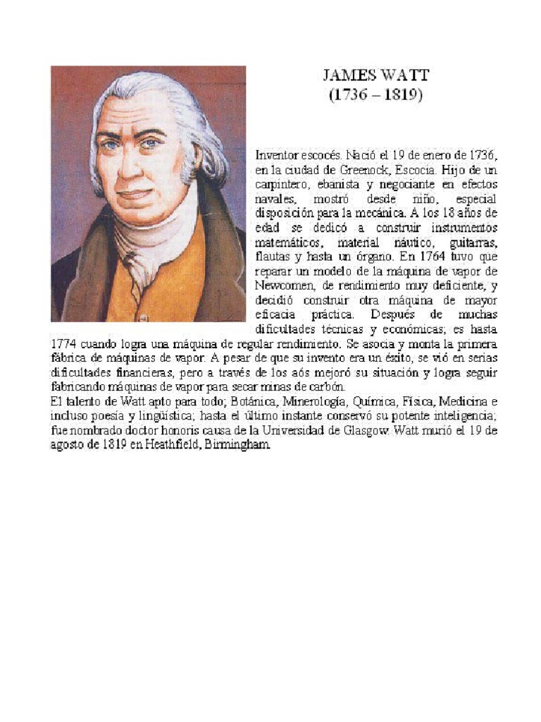 JAMES WATT.ppt | PDF