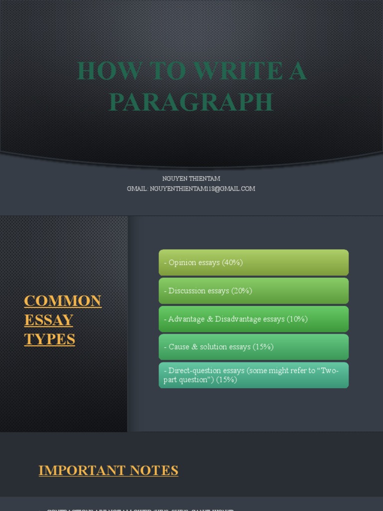 How To Write A Paragraph | PDF | Obesity