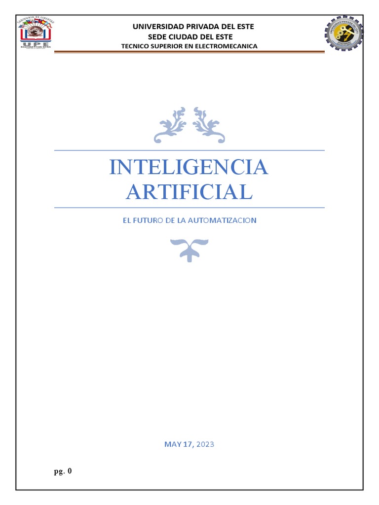 Inteligencia Artificial | PDF | Inteligencia artificial | Inteligencia ...