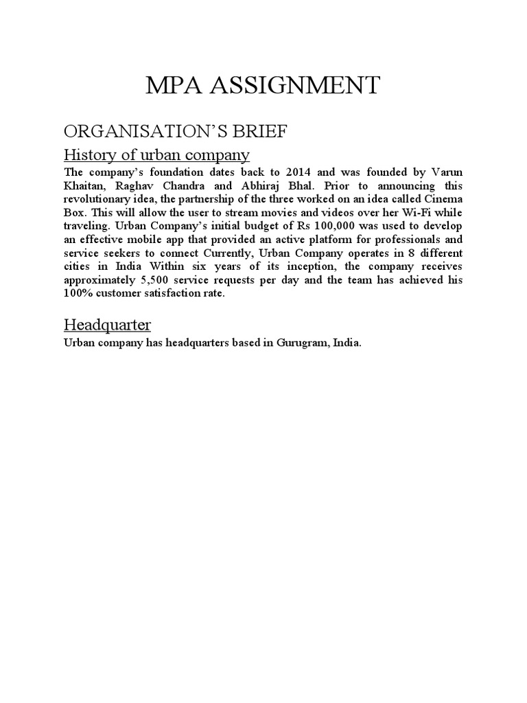 Mpa Assignment | PDF | Business | Economies
