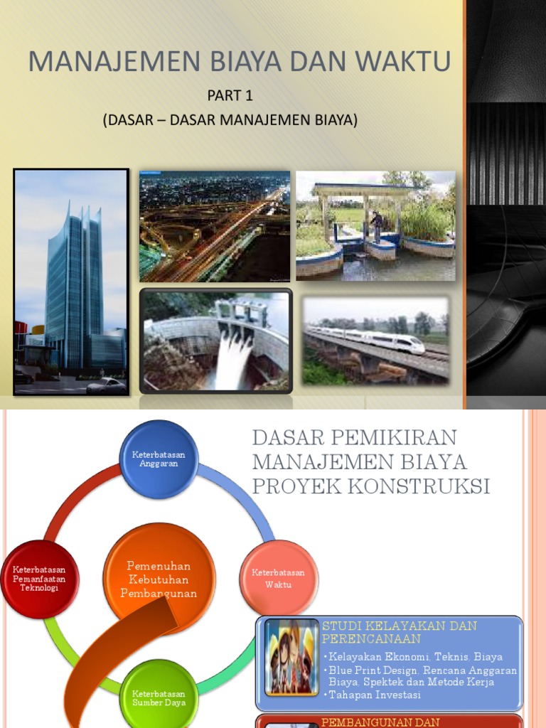 Manajemen Biaya dan Waktu Konstruksi | PDF