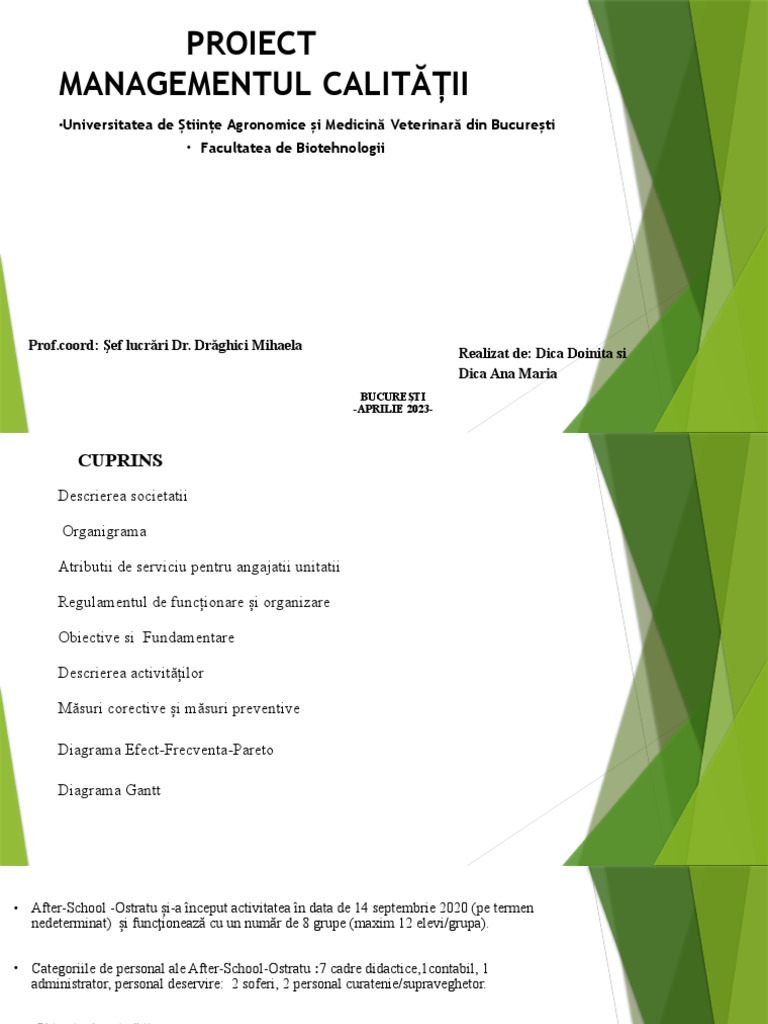 Managementul Calitatii 2 | PDF