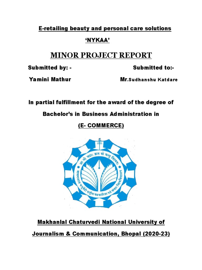 Minor Project Report PDF | PDF