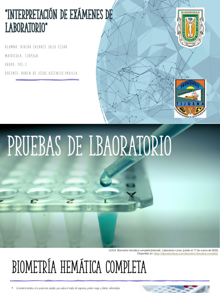 Interpretación de Exámenes de Laboratorio | PDF | Hepatitis | Hepatitis C