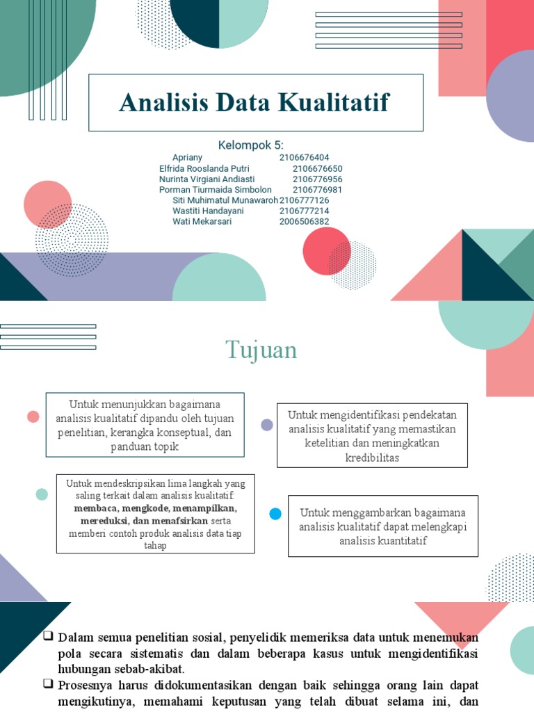 Kelompok 5_Analisis Data Kualitatif.pptx | PDF