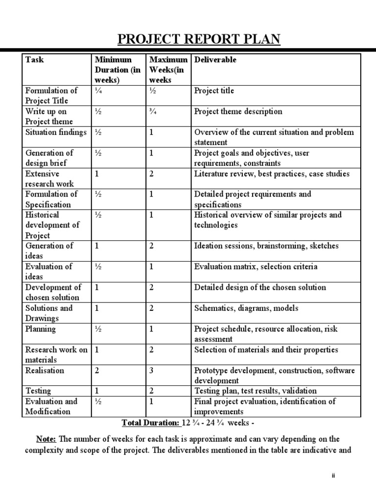 Project Planning and Development: From Concept to Prototype | PDF ...