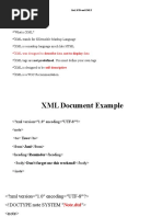 XML DTD Xmlschemas XSLT Json Dom | PDF | Xslt | Xml