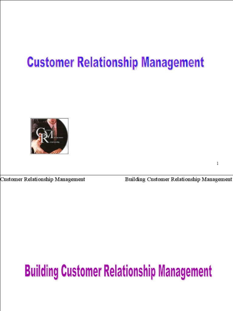 Building Customer Relationship.pptx | PDF