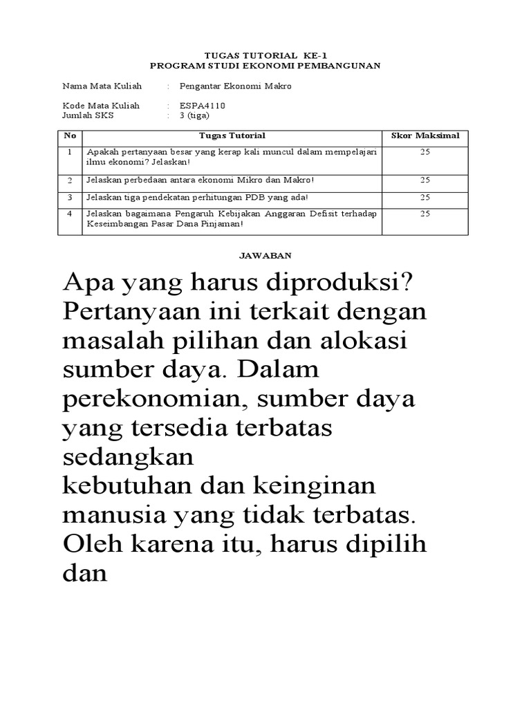 TUGAS TUTORIAL Hal 1 | PDF