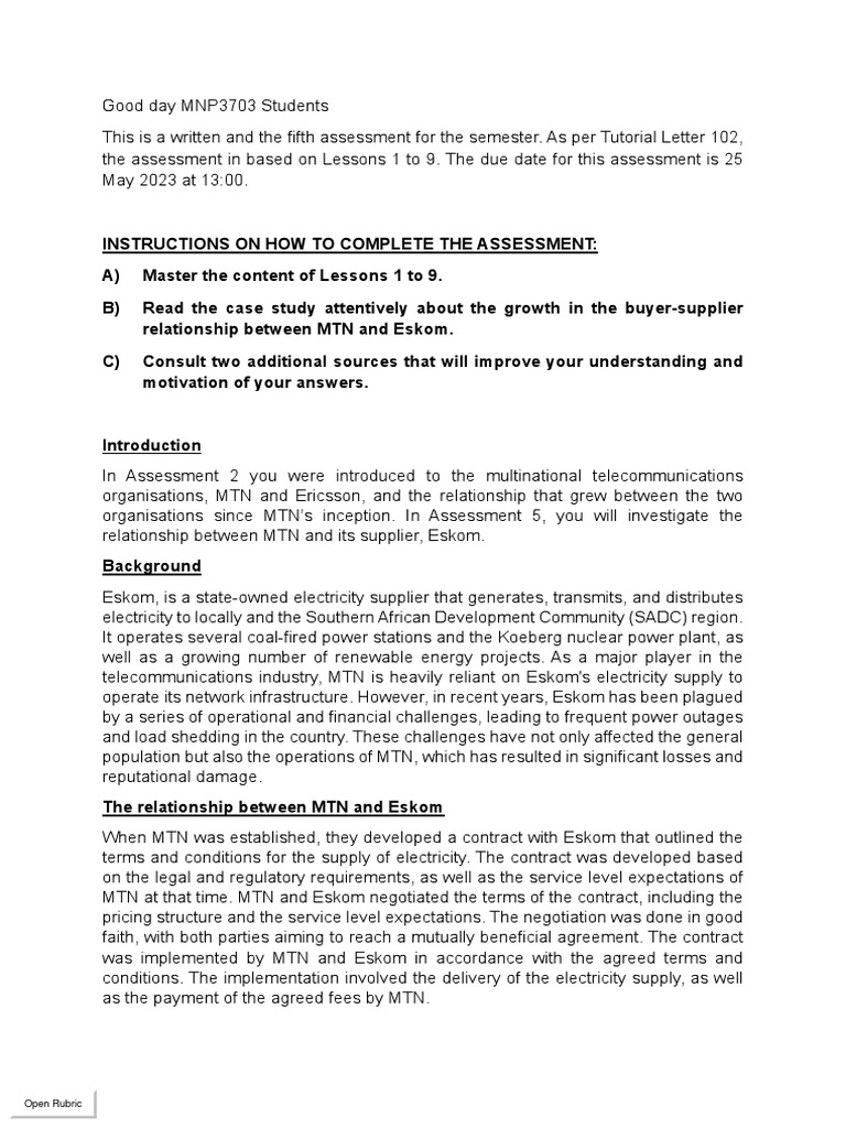 Ass5 PDF | PDF | Renewable Energy | Power Station