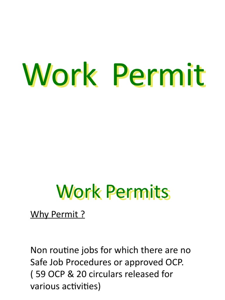 Work Permit Iife | PDF | Safety | Occupational Safety And Health Work Permit Iife | PDF | Safety | Occupational Safety And Health