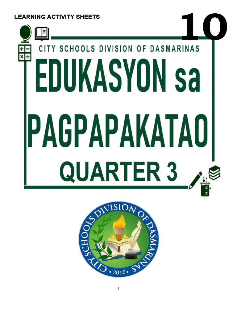 LAS EsP10 3rd QUARTER 2022 2023 | PDF